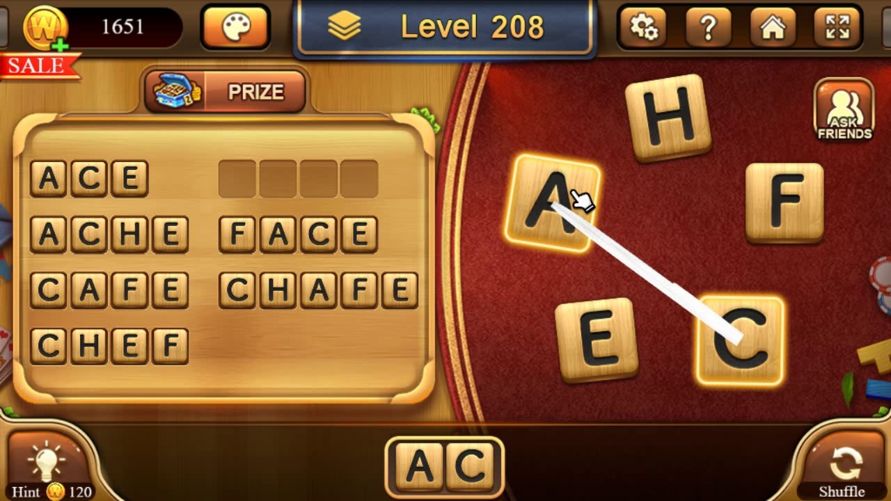 Word Connect level 208 😈 - YouTube