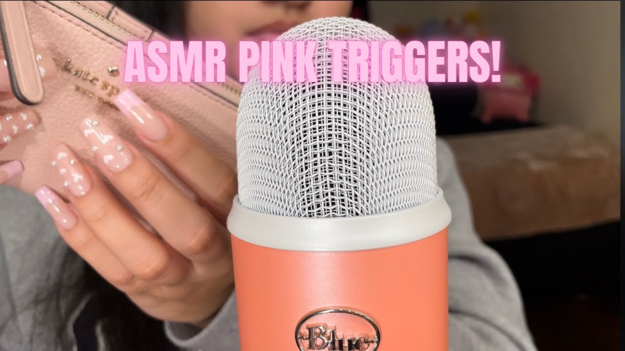 ASMR Pink Triggers! - YouTube