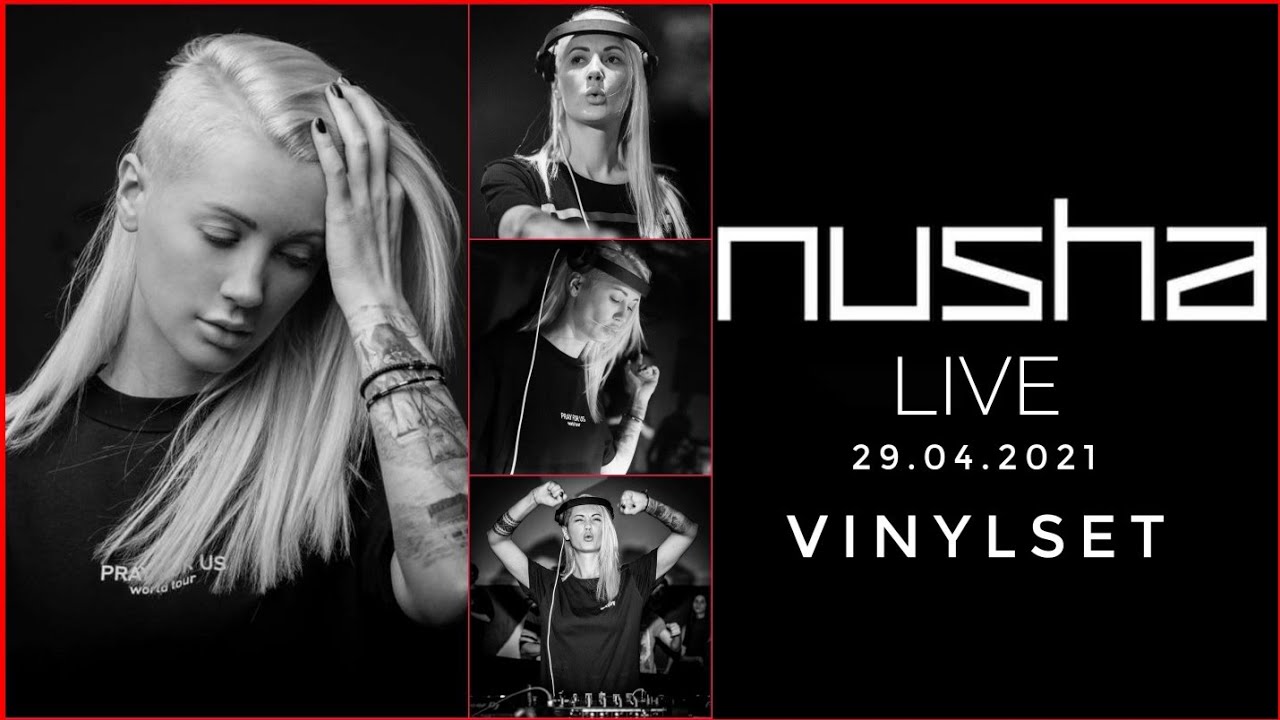 Nusha -live- livestream 29.04.2021,vinyl videoset - YouTube