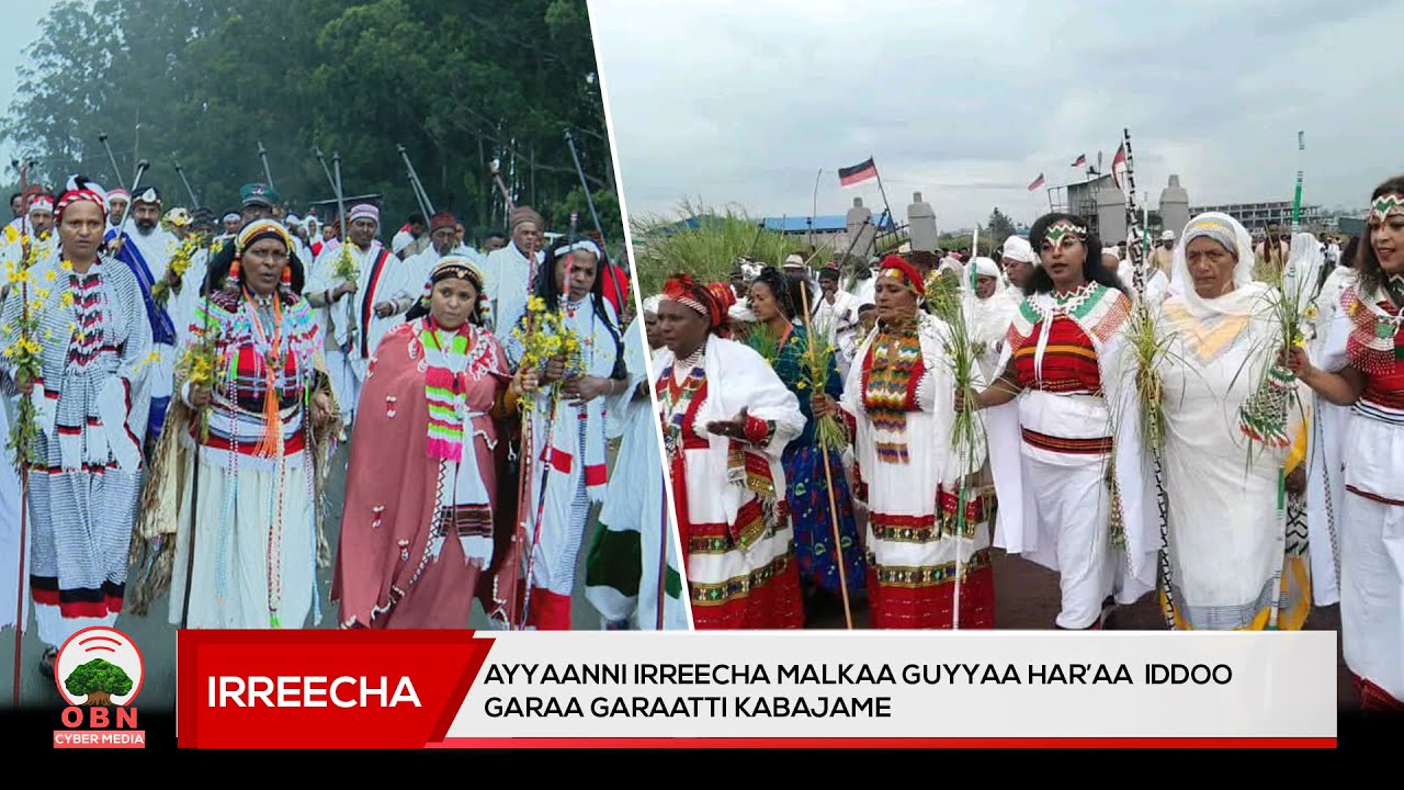 Ayyaanni Irreecha Malkaa iddoo garaa garaa garaatti kabajame - YouTube