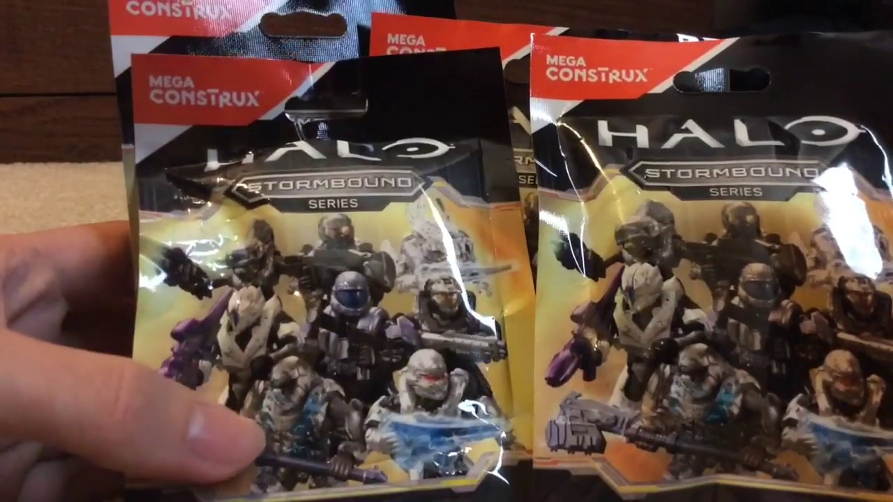 Halo Stormbound Mega Construx Blind Bags - YouTube