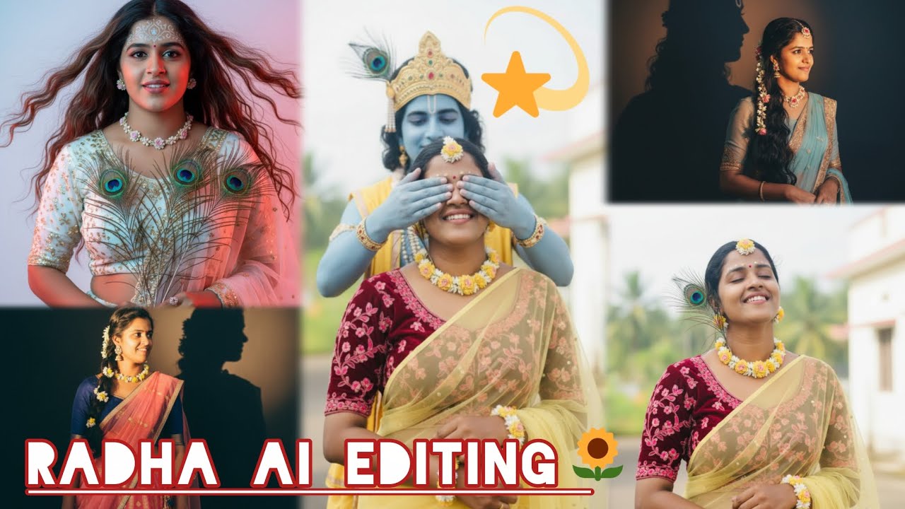 How to create Radha Ai photo editing |New trending Ai editing malayalam ...