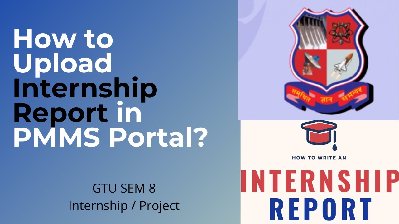 How to Upload Internship Report in PMMS Portal? - YouTube