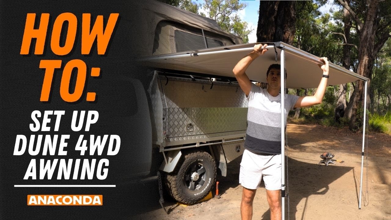 How to setup the Dune 4WD Awning | 4WD Gear | Anaconda Stores - YouTube