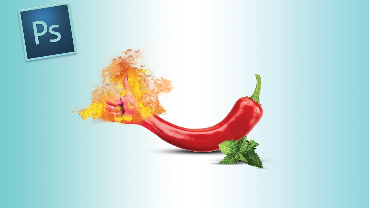 Photoshop CS6 Tutorial | Photo Manipulation | Fiery Chilli - YouTube