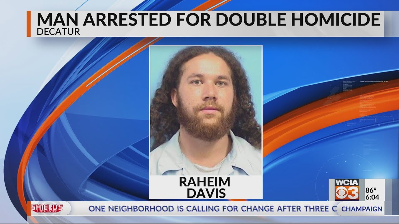 Wanted Suspect Arrested In Connection To Decatur Double Homicide Youtube