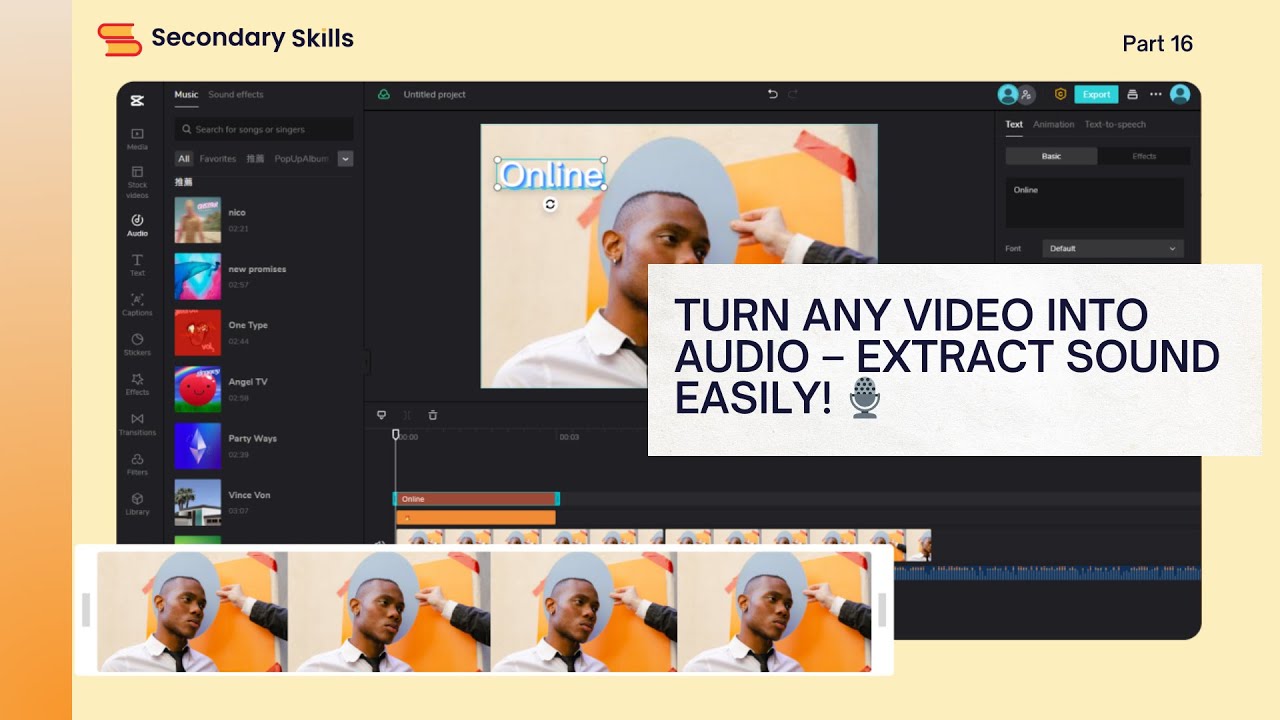Turn Any Video into Audio – Extract Sound Easily! 🎙️| Lesson 16 - YouTube