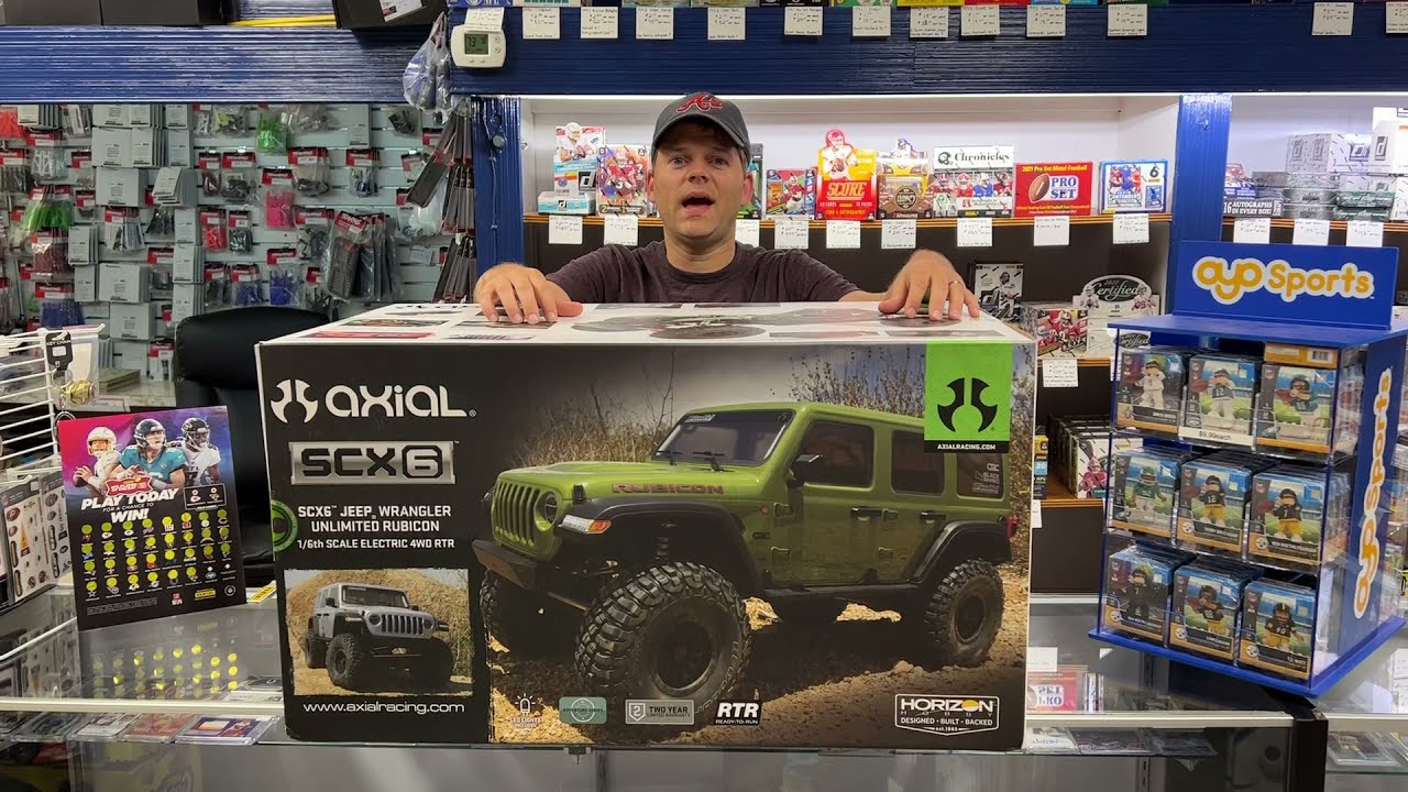 Axial SCX6 Jeep Wrangler 1/6 Crawler unboxing & review - YouTube