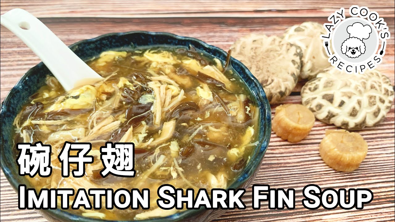 Shark Fin Soup Recipe Imitation Shark Fin Soup | Lazy Cook's Recipes