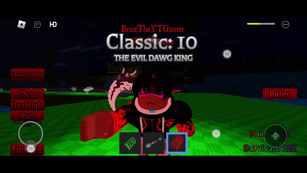 Roblox The Horror Survival: THE EVIL DAWG KING - YouTube