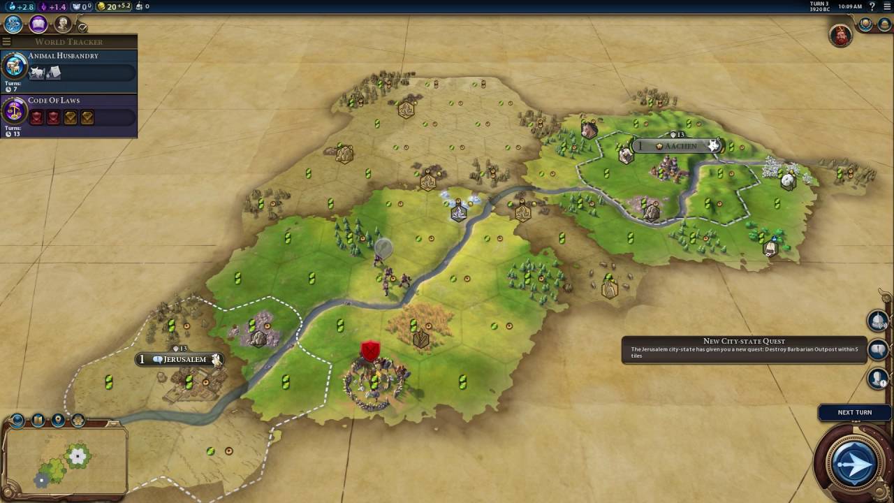 Civilization 6 Early Access Day 6: Germany Part 1 - YouTube