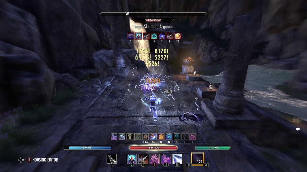 ESO - Stupid Simple 40k+ DPS solo magsorc - YouTube