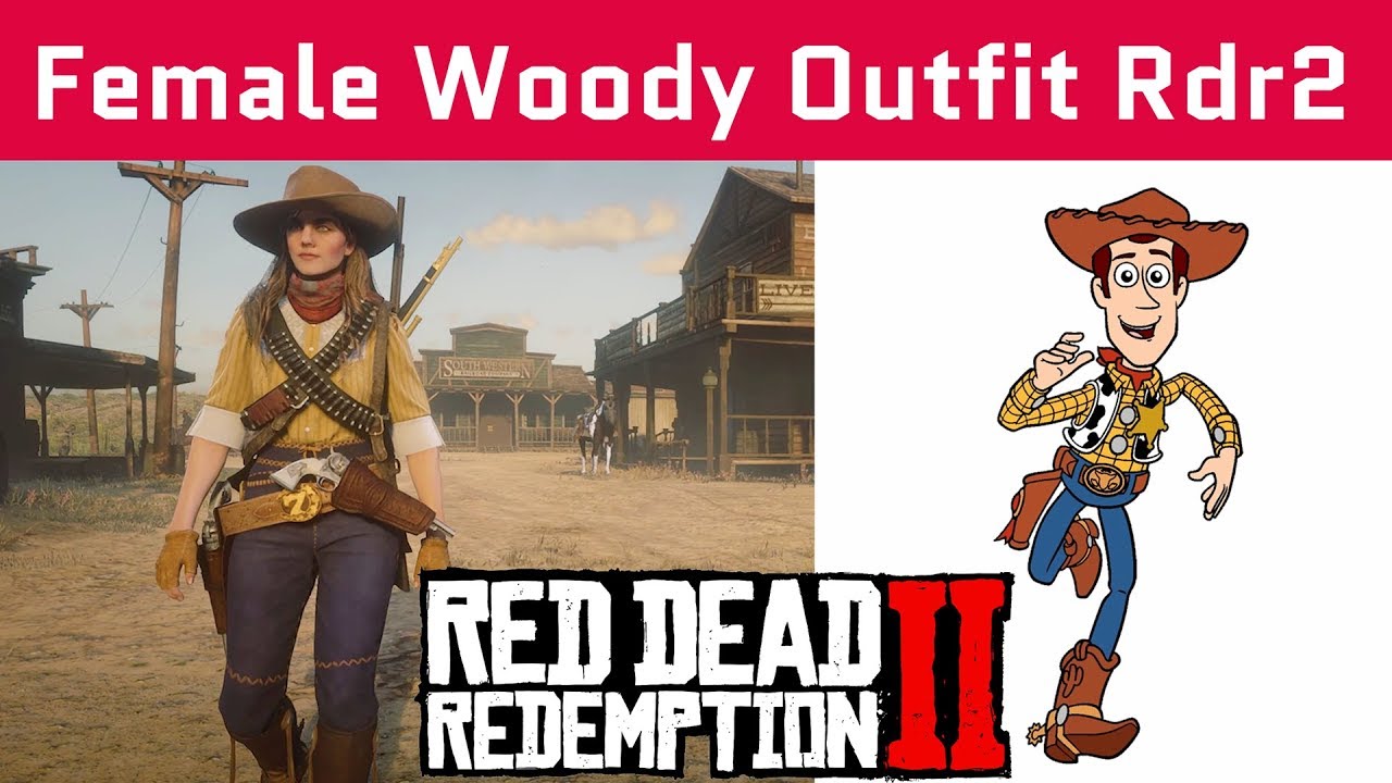 Pretty Female Woody Outfit - Red Dead Redemption Online - Rdr2 - YouTube