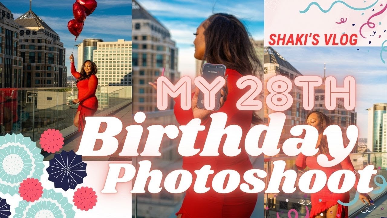 VLOG | My 28th Birthday Photoshoot - YouTube