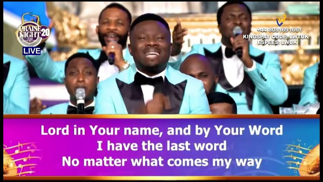 CROWNED WITH GRACE| Loveworld singers @praise night with Pastor Chris Oyakhilome DSc. DSc. DD ...