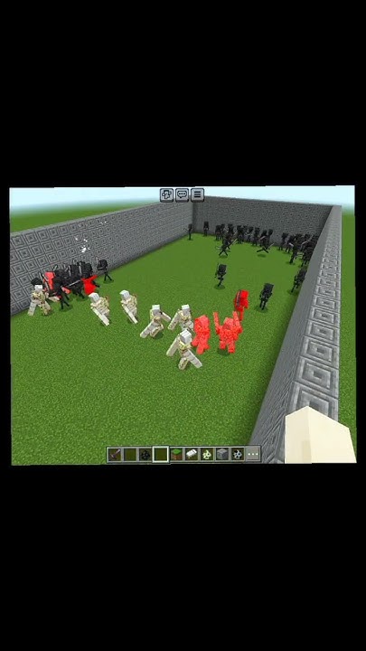 Epic Showdown 10 Iron Golems🗿 Vs 100 Wither Skeletons 💀 Who Will Triumph Ytshorts Youtube