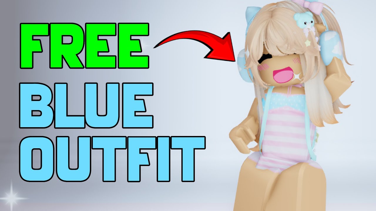 FREE BLUE ROBLOX OUTFIT💙🥰 HURRY! - YouTube