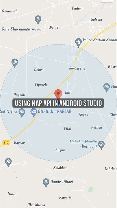 #Google #map #api #android_studio using Google map api in android studio - YouTube