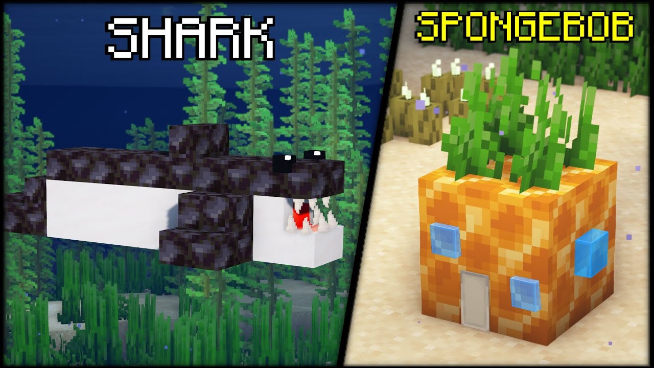Minecraft | 10+ Underwater Build Hacks and Tricks! - YouTube