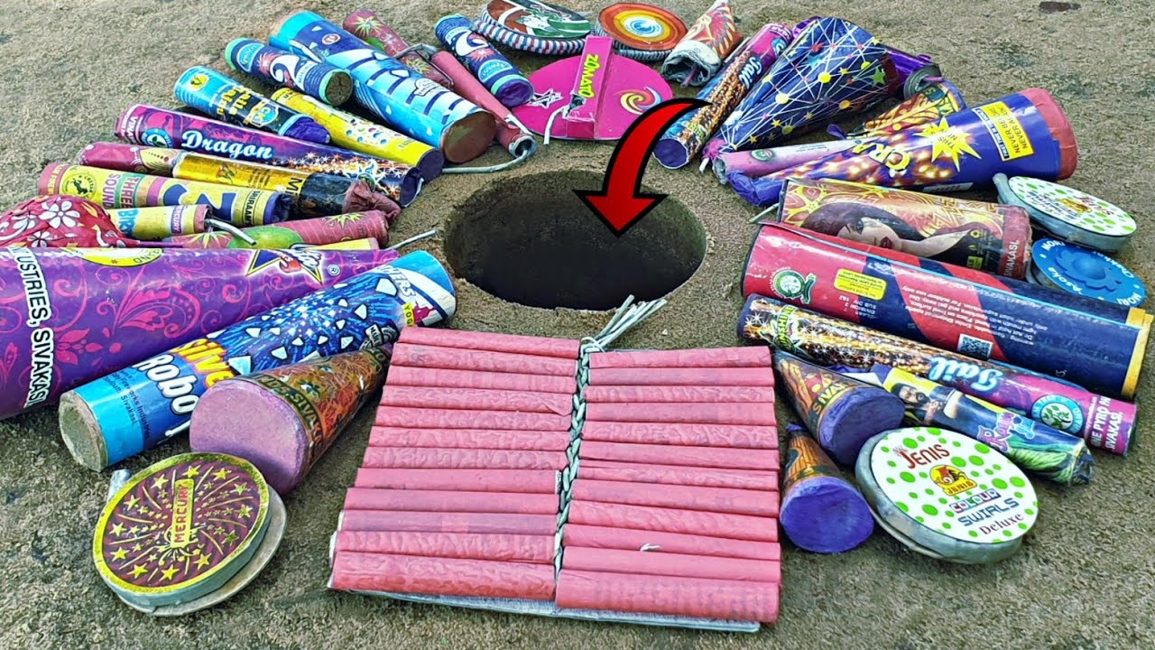 Crackers testing in Big Hole | Fireworks testing in Diwali | Crackers ...