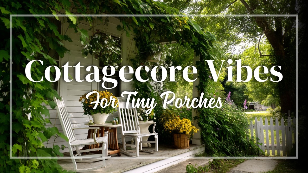 Cottagecore-Inspired Small Courtyards 🌼 | Whimsical Porch & Garden for ...