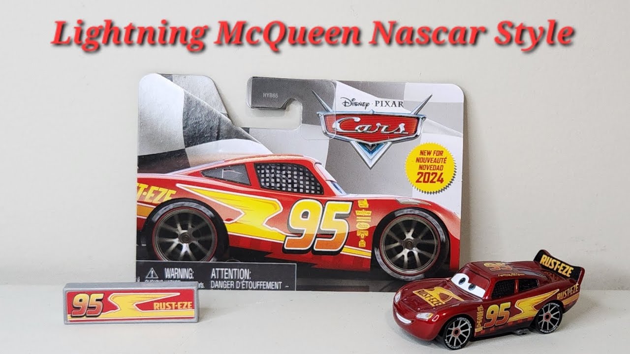 Disney Pixar Cars Lightning McQueen Rust-Eze Nascar Style # ...