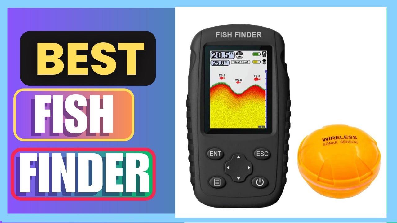 Best Portable Rechargeable Handheld Fish Finder - YouTube