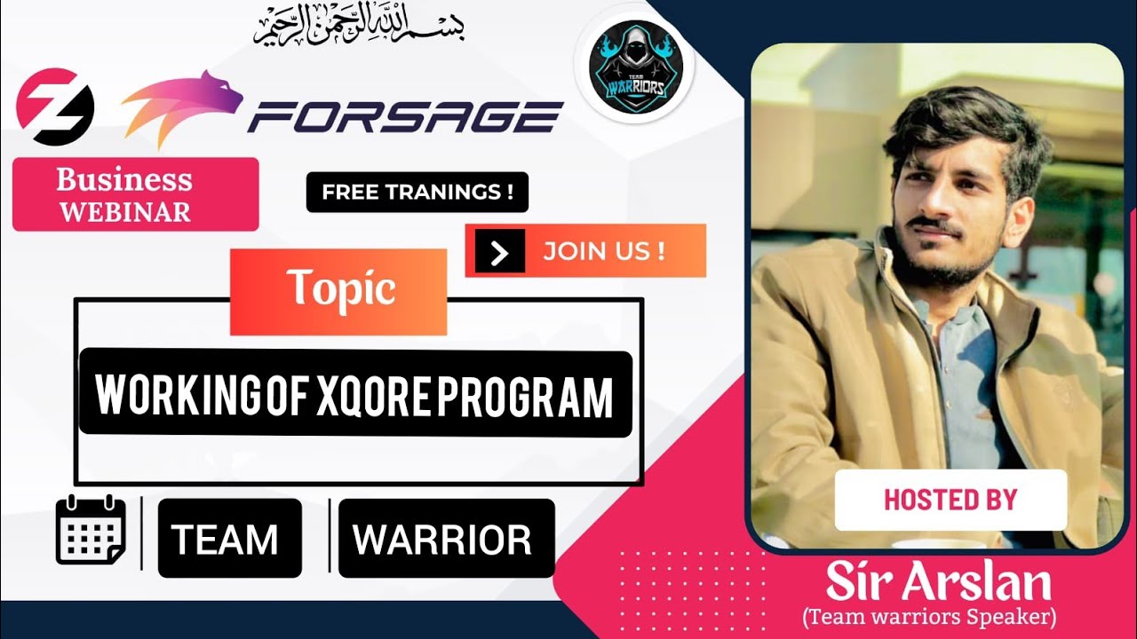 FORSAGE BUSD | XQURE PROGRAM AND SKILLS DEVELOPMENT | BY SIR TAYYAB NAWAZ - YouTube
