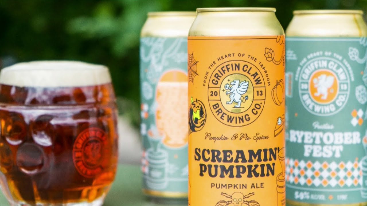 Griffin Claw Brewing Company's fall flavors on "Live In The D" - YouTube