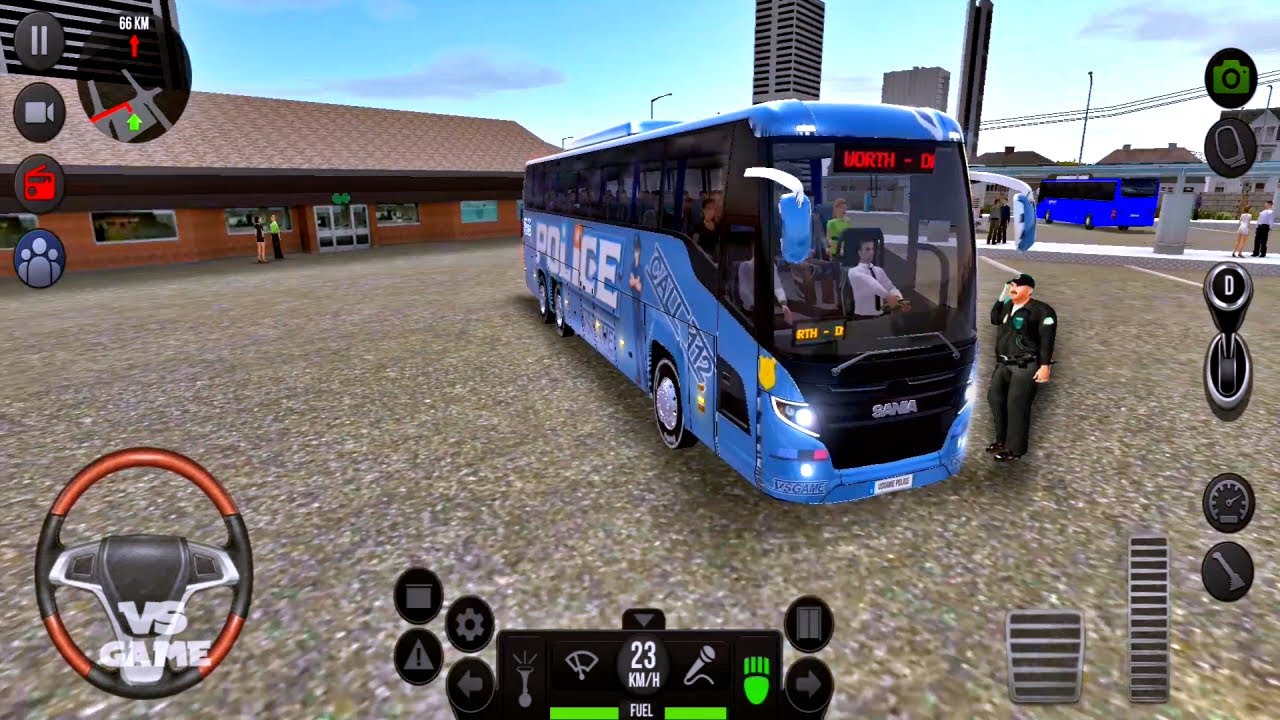 New Police Bus - Police Skin | Bus Simulator Ultimate Android Gameplay ...