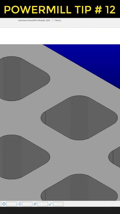 CORNER RADIUS #autodeskpowermill #powermill #powermill2020 #cadcam #delcam - YouTube
