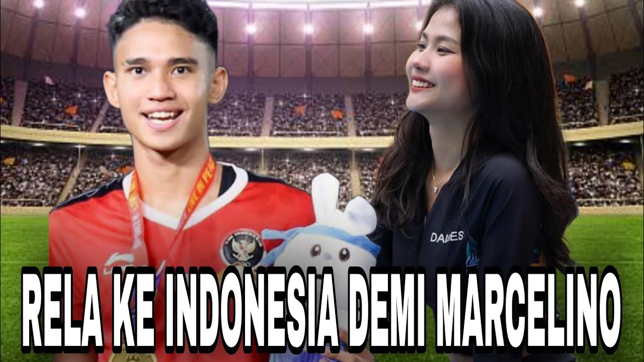 Sosok wanita cantik rela nonton timnas Indonesia demi Marcelino Perdinan - YouTube