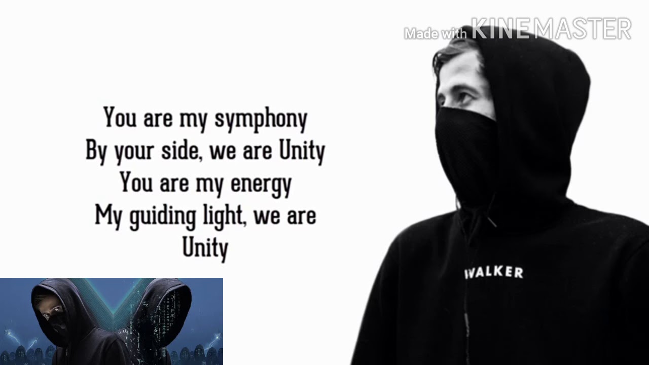 Alan Walker Unity lyrics//Alan Walker latest song lyrics - YouTube