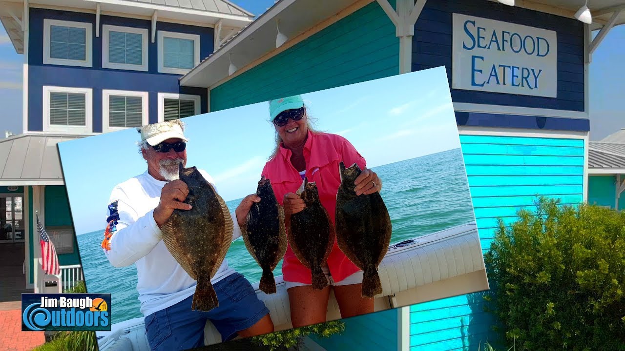 Flounder fishing Parramore Reef and Flounder recipe from the Oyster ...