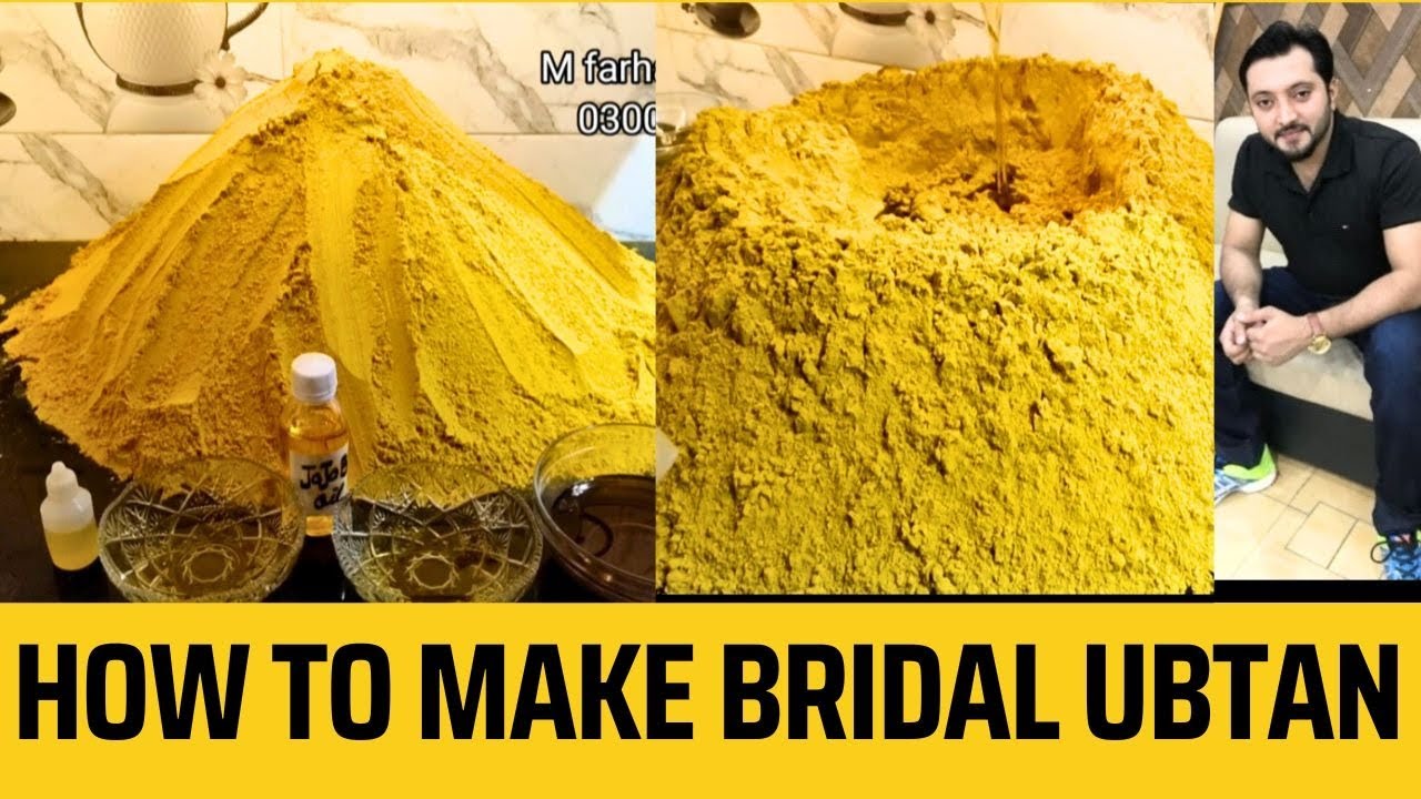 How to make bridal ubtan | DIY ubtan | Fairness ubtan for glowy skin ...