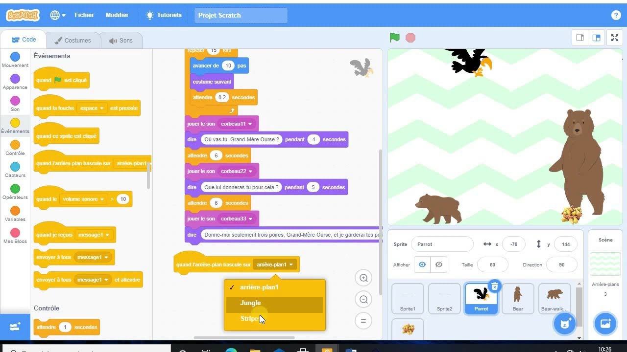Histoire Animée Scratch3 - YouTube