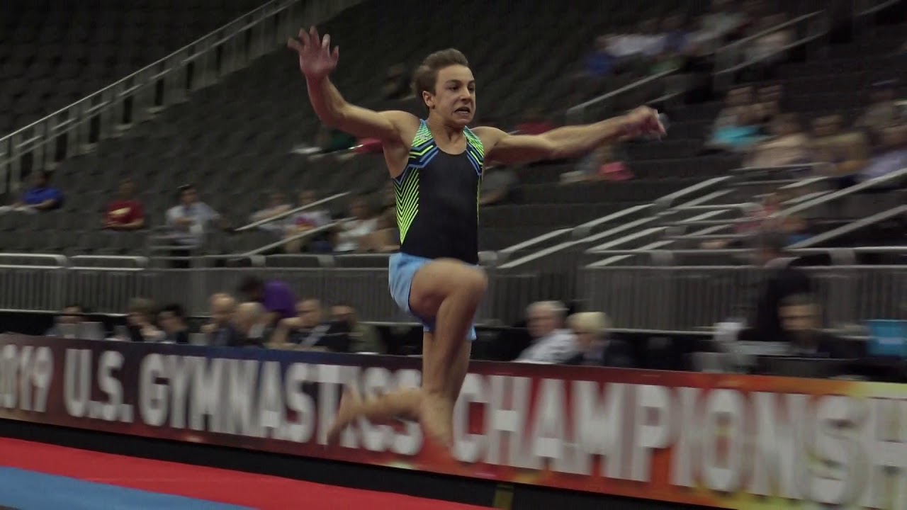 Max Olinger – Vault – 2019 U.S. Gymnastics Championships – Junior Men ...