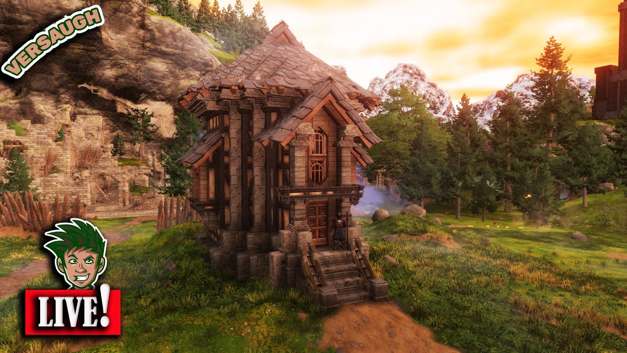 Enshrouded - Building an Alchemist House (Day 5) - YouTube