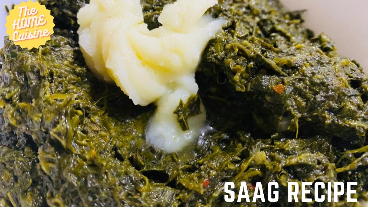Saag Recipe Creamy & Tasty! Traditional style - YouTube