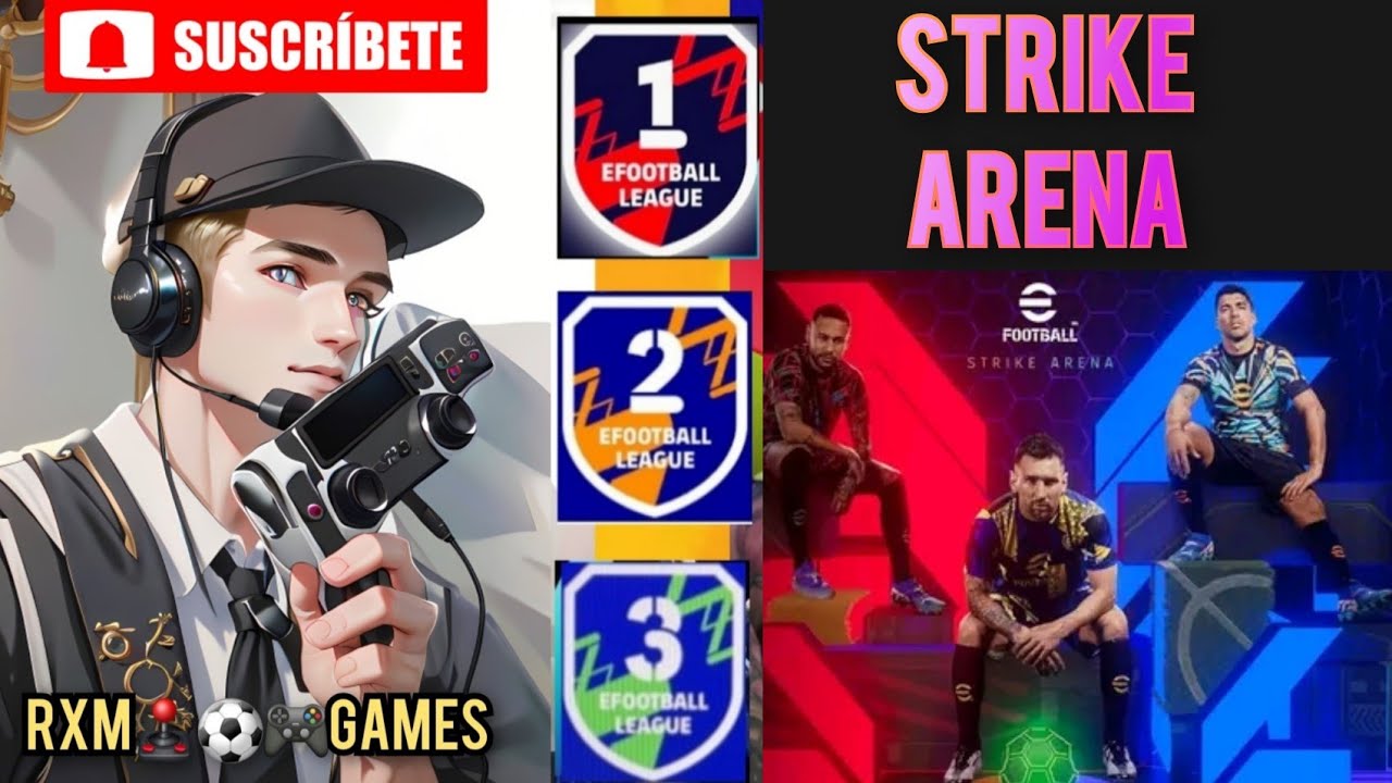 NUEVO MODO DE JUEGO STRIKE ARENA EFOOTBALL EN VIVO. suscribete a ...