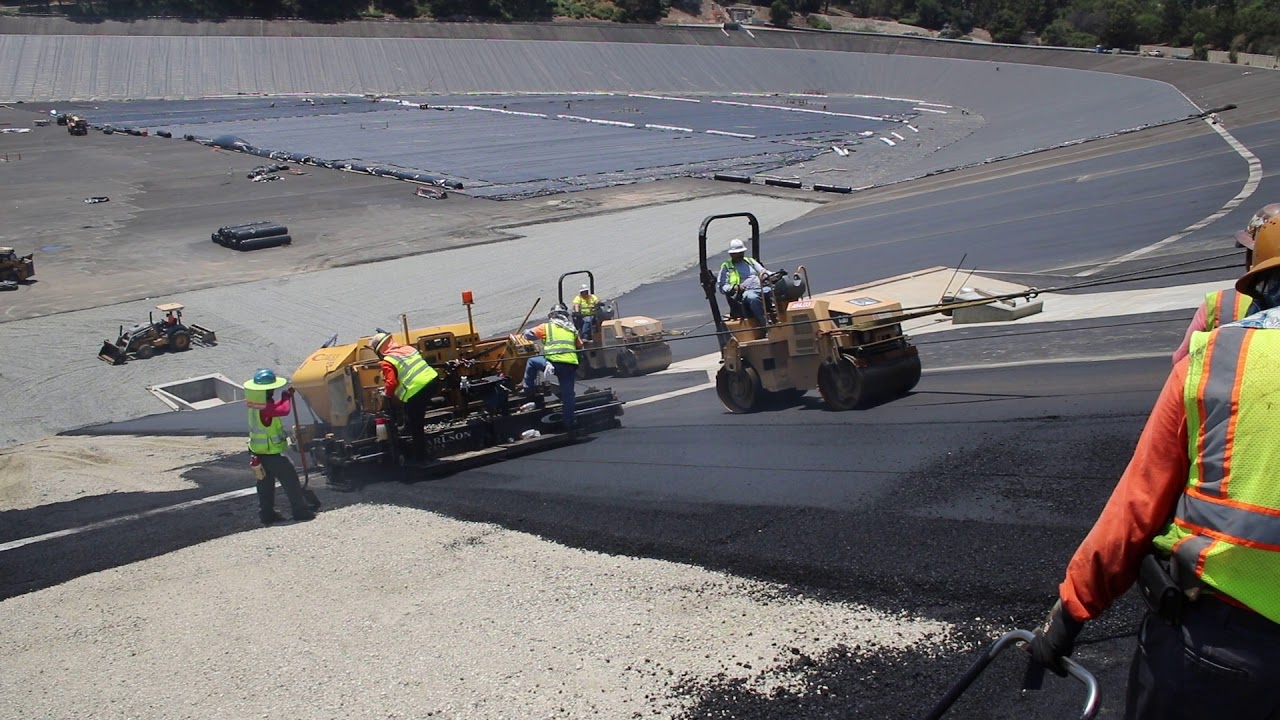 Hardy & Harper Palos Verdes Steep Paving Compacting - YouTube