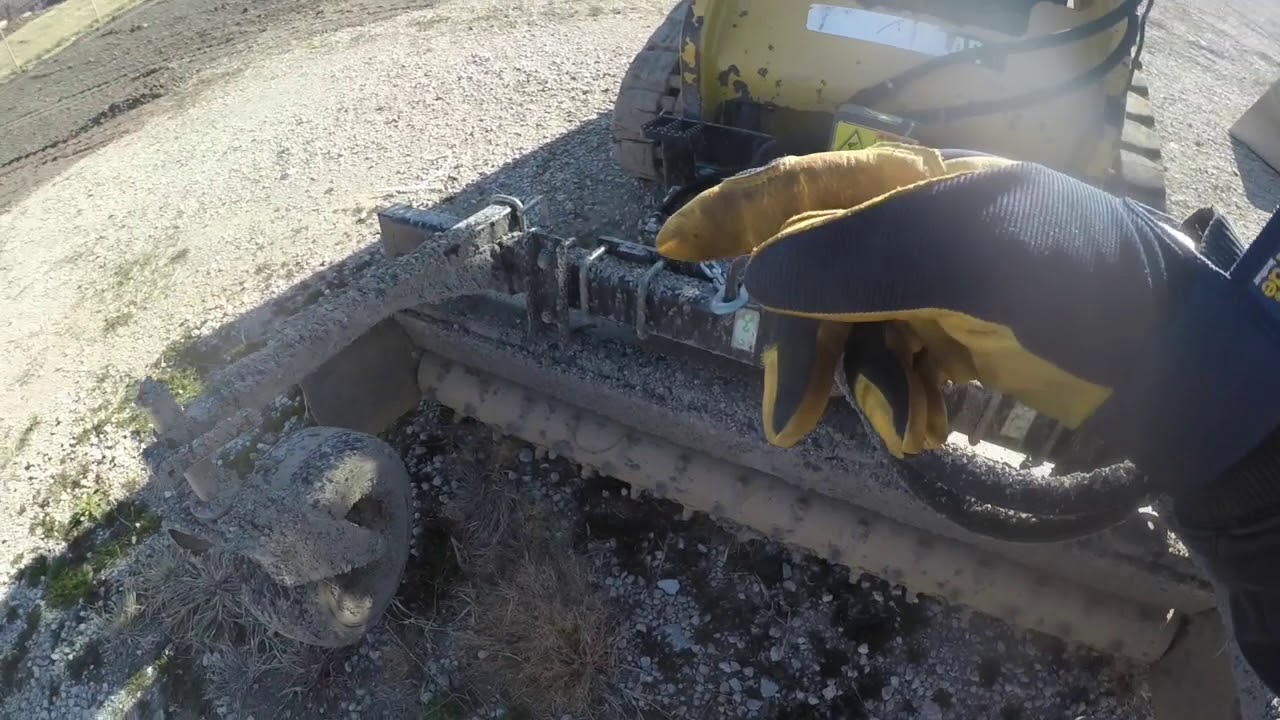 Skid steer harley rake basics - YouTube