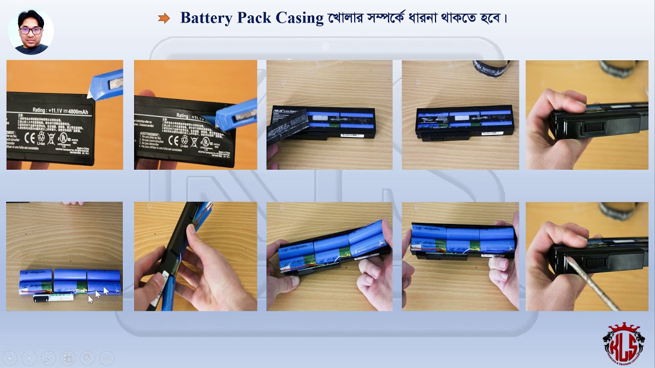 How to repair notebook battery pack - with circuit diagram easy way ...