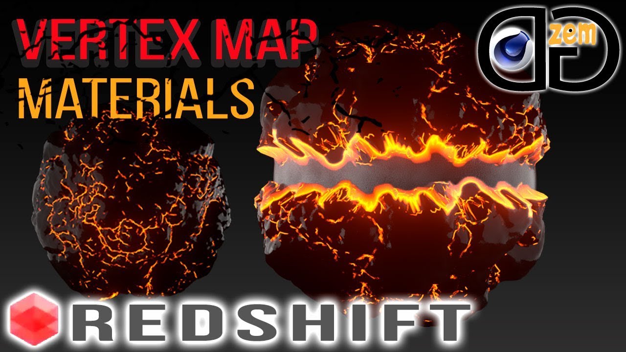 Redshift - Materials,Vertex Map for morphing | Tutorial Часть#2 - YouTube