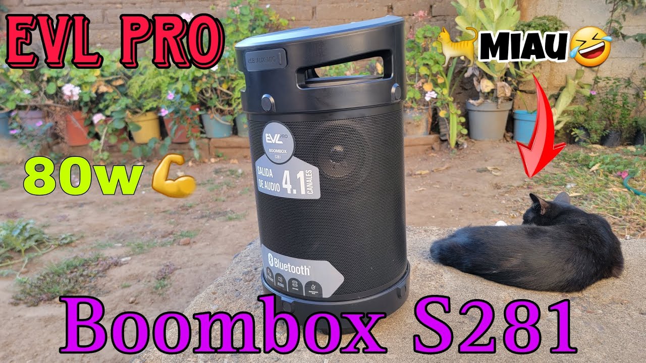 Bocina Evl Pro Boombox S281 con 80w🔴🫡 #unboxing #review #speaker - YouTube