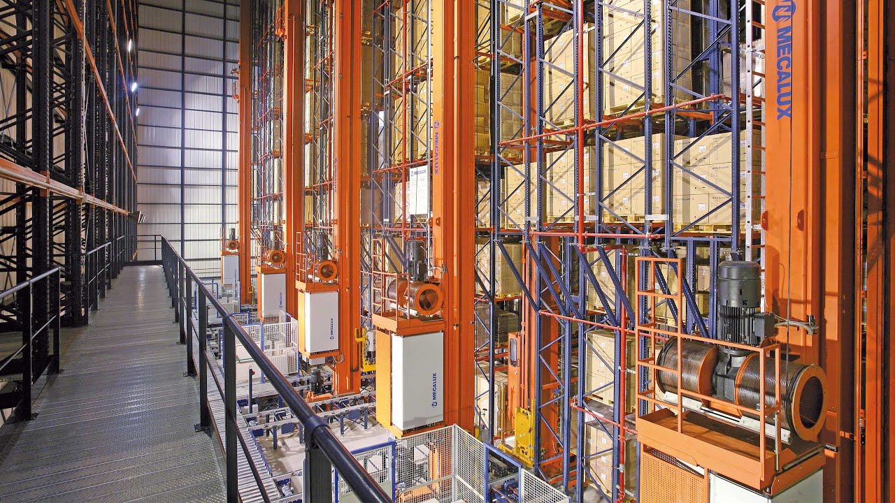 Mecalux keeps Disalfarm in action with 15 automatic stacker cranes ...