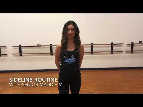 UCLA Dance Team Tryout Prep: Sideline routine