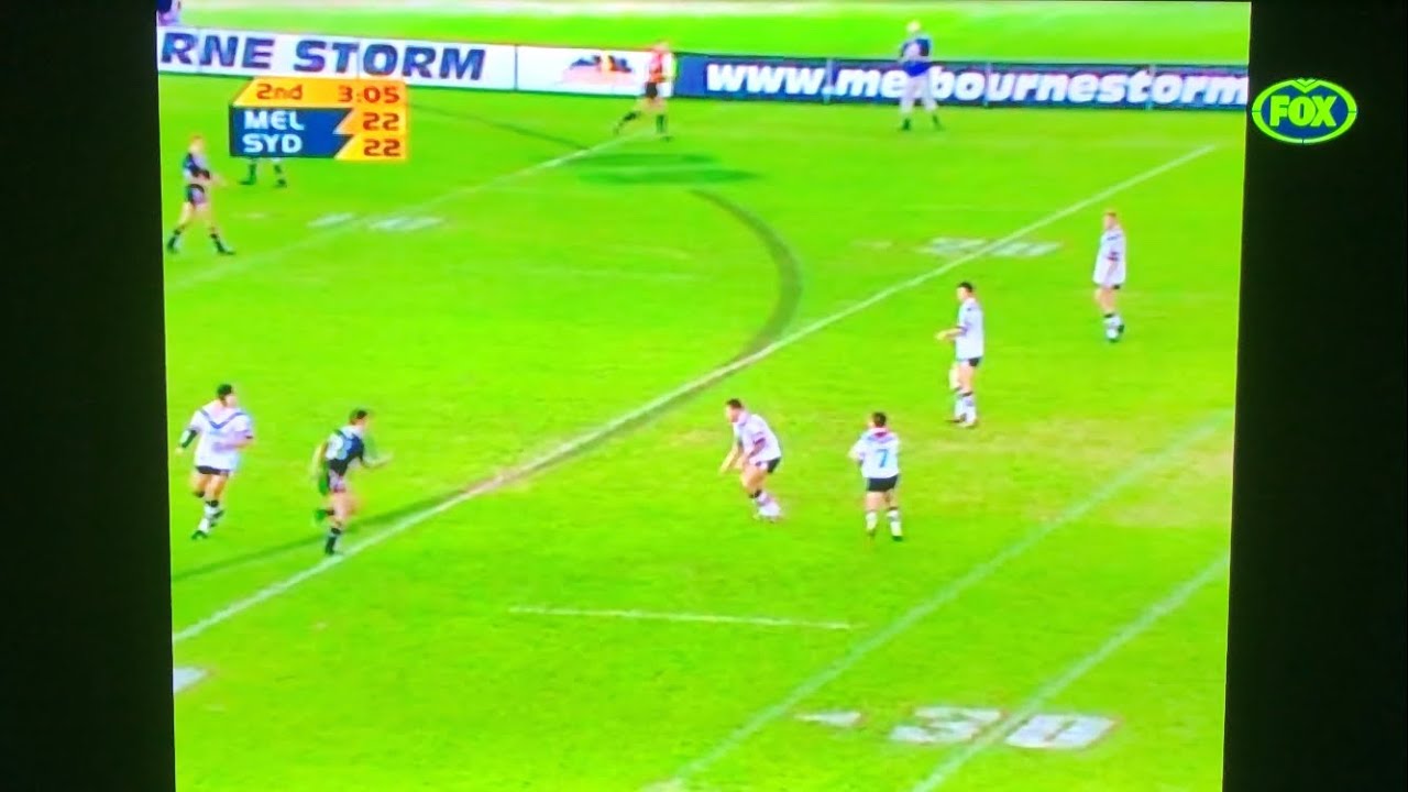 NRL Round 10 2001 Melbourne Storm vs Sydney Roosters Finish - YouTube