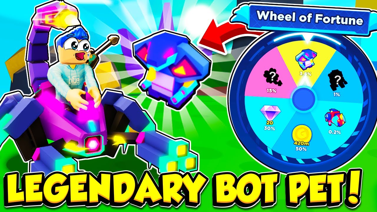 I Got The NEW LEGENDARY BOT From SPIN WHEEL In Bot Clash Update ...