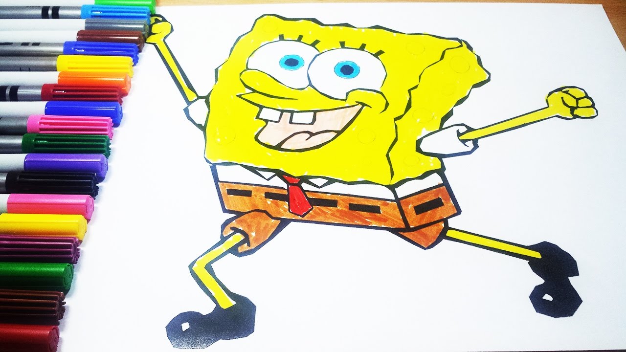 Coloring Pages Spongebob Squarepants 2017 - Coloring Book Videos For ...